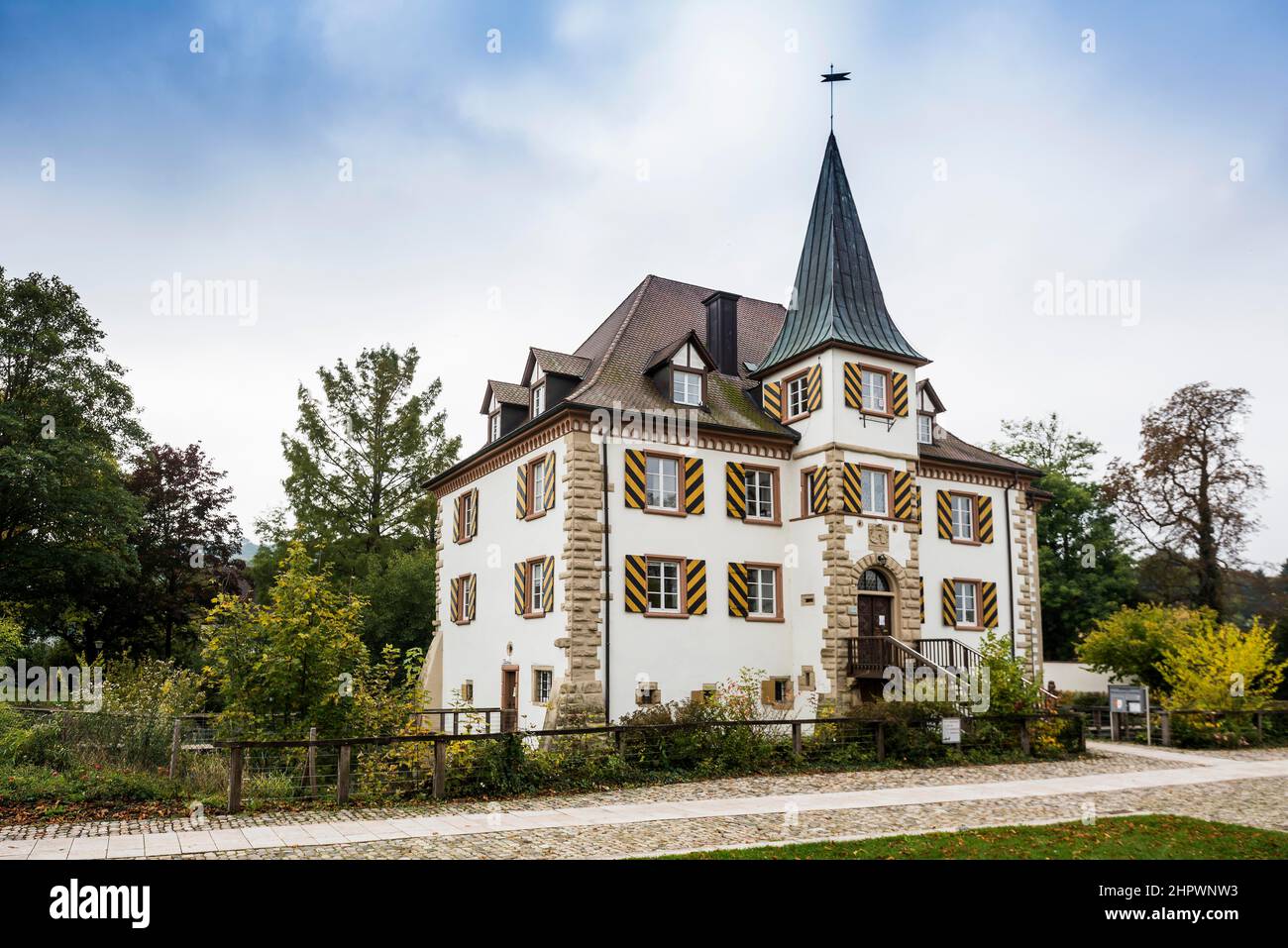 Entenstein moated castle, Schliengen, Markgraeflerland, Black Forest ...