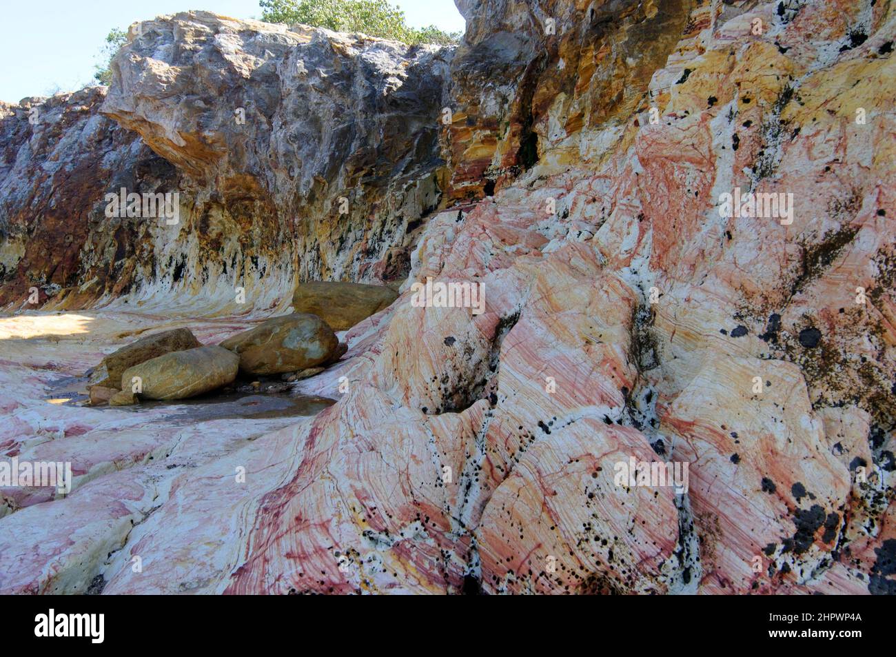 Rock formation on the beach, Darwin, Australia Stock Photo - Alamy