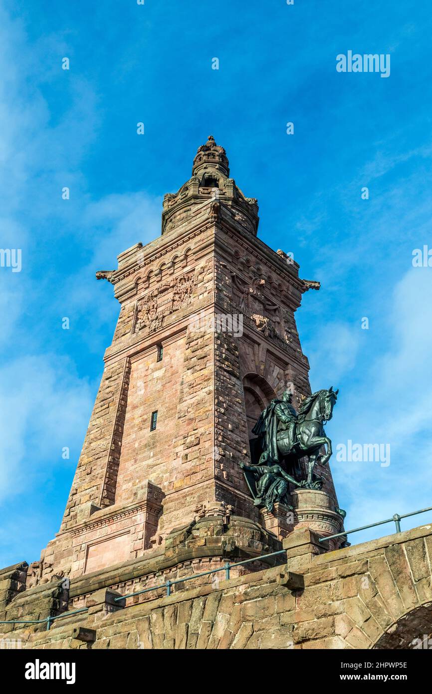 Emperor wilhelm monument rider statue hi-res stock photography and ...