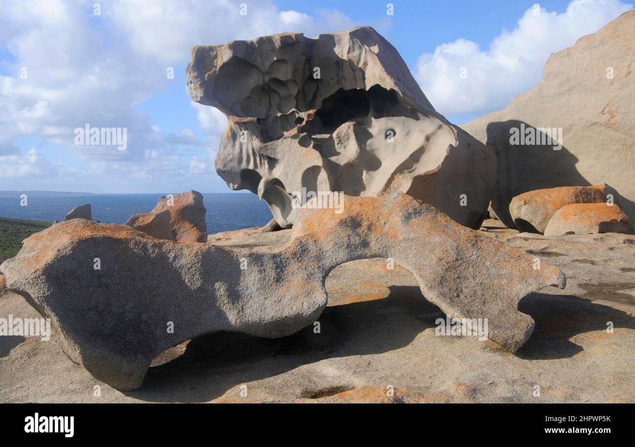 Rock Formation, Remarkable Rocks, Kangaroo Island, Australia Stock ...