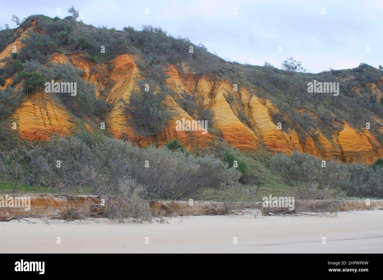 Rock Formation The Cathedrals, Fraser Island, Australia Stock Photo - Alamy