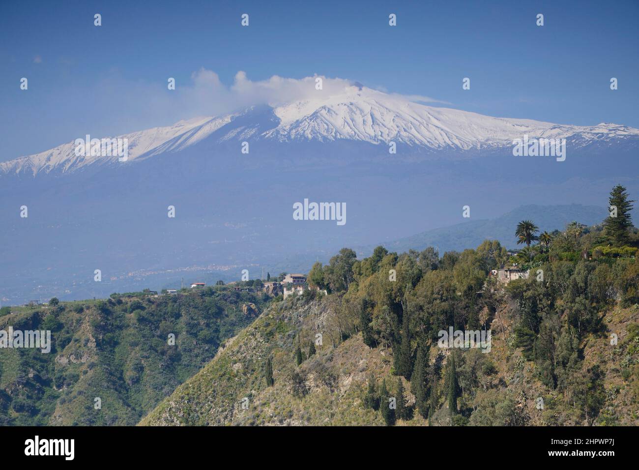 Etna mountain view hi-res stock photography and images - Alamy