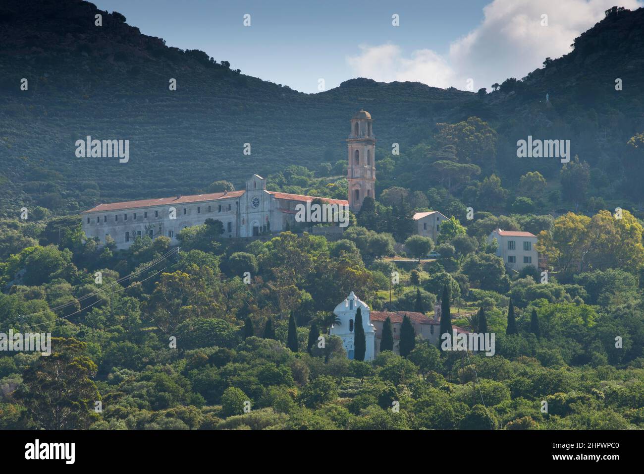 Church of Pigna, Corsica, France Stock Photo - Alamy