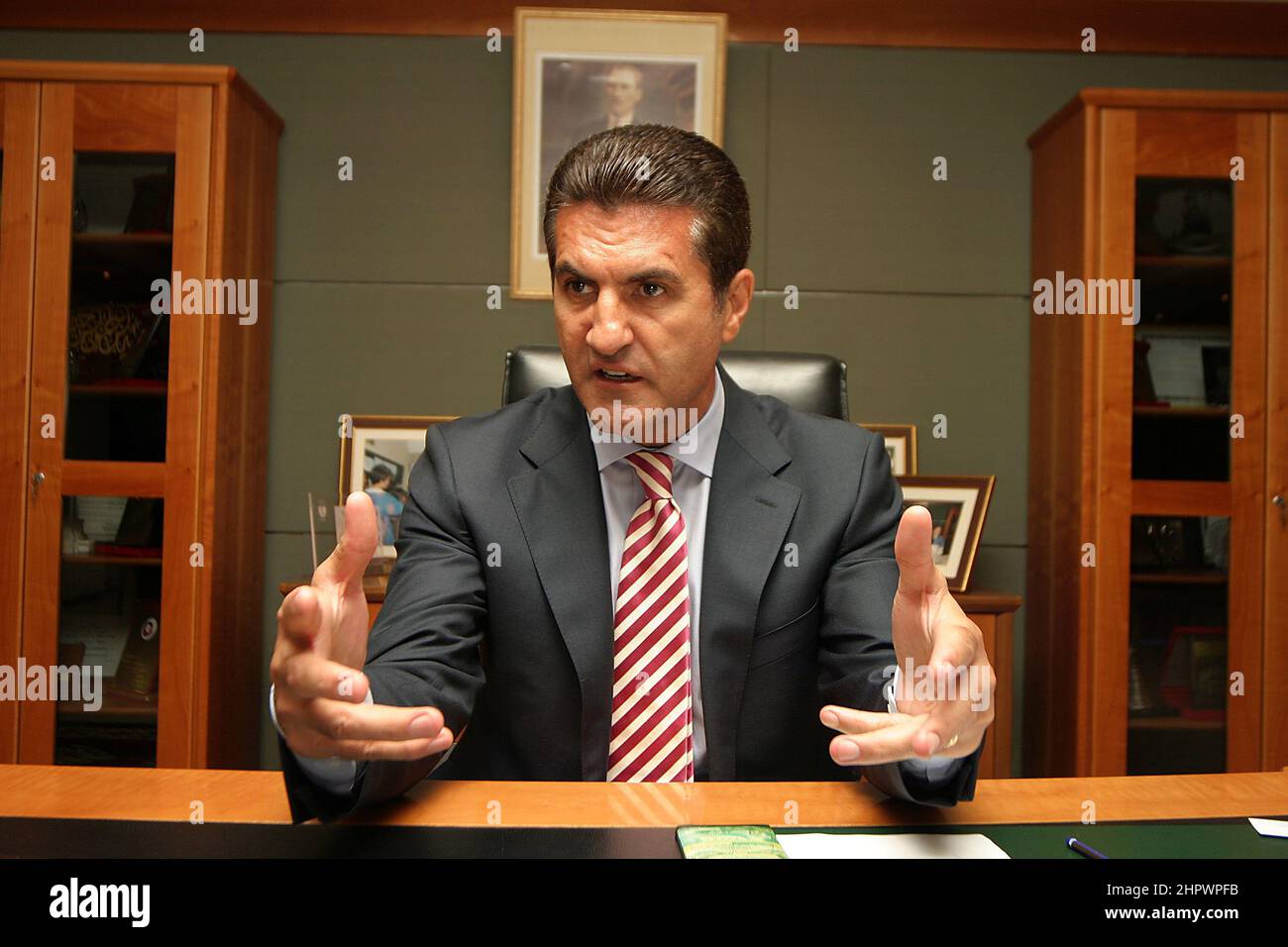 ISTANBUL, TURKEY - DECEMBER 31: Turkiye Degisim Party President and ...