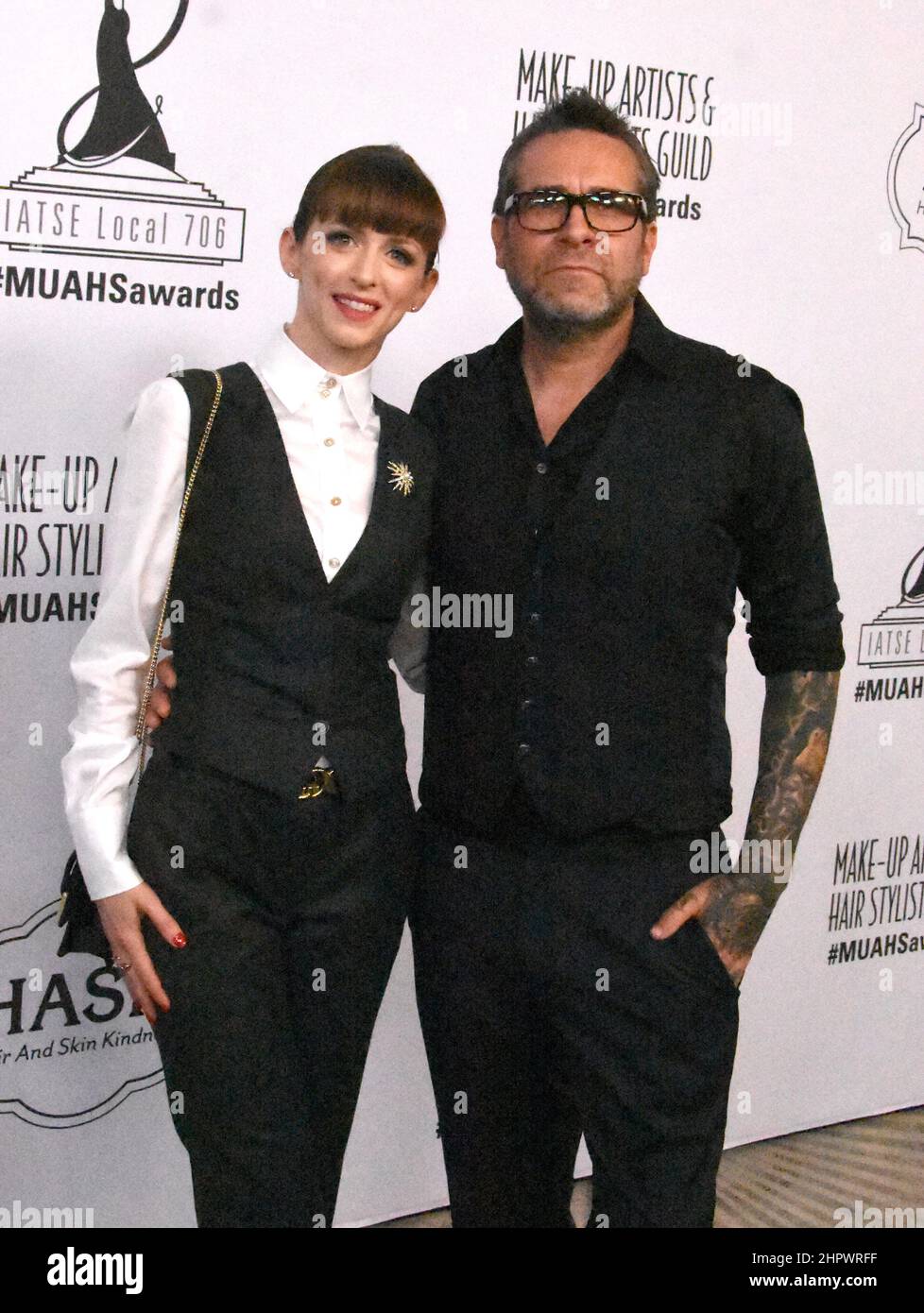 Beverly Hills, California, USA 19th February 2022 Dyane Mackinnon and ...