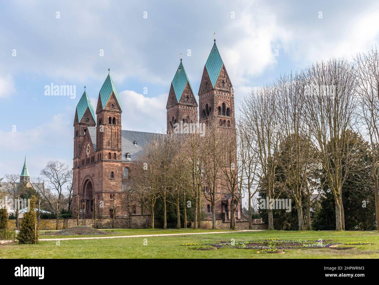 View on the Church of the Redeemer (from the German Erloeserkirche) in ...