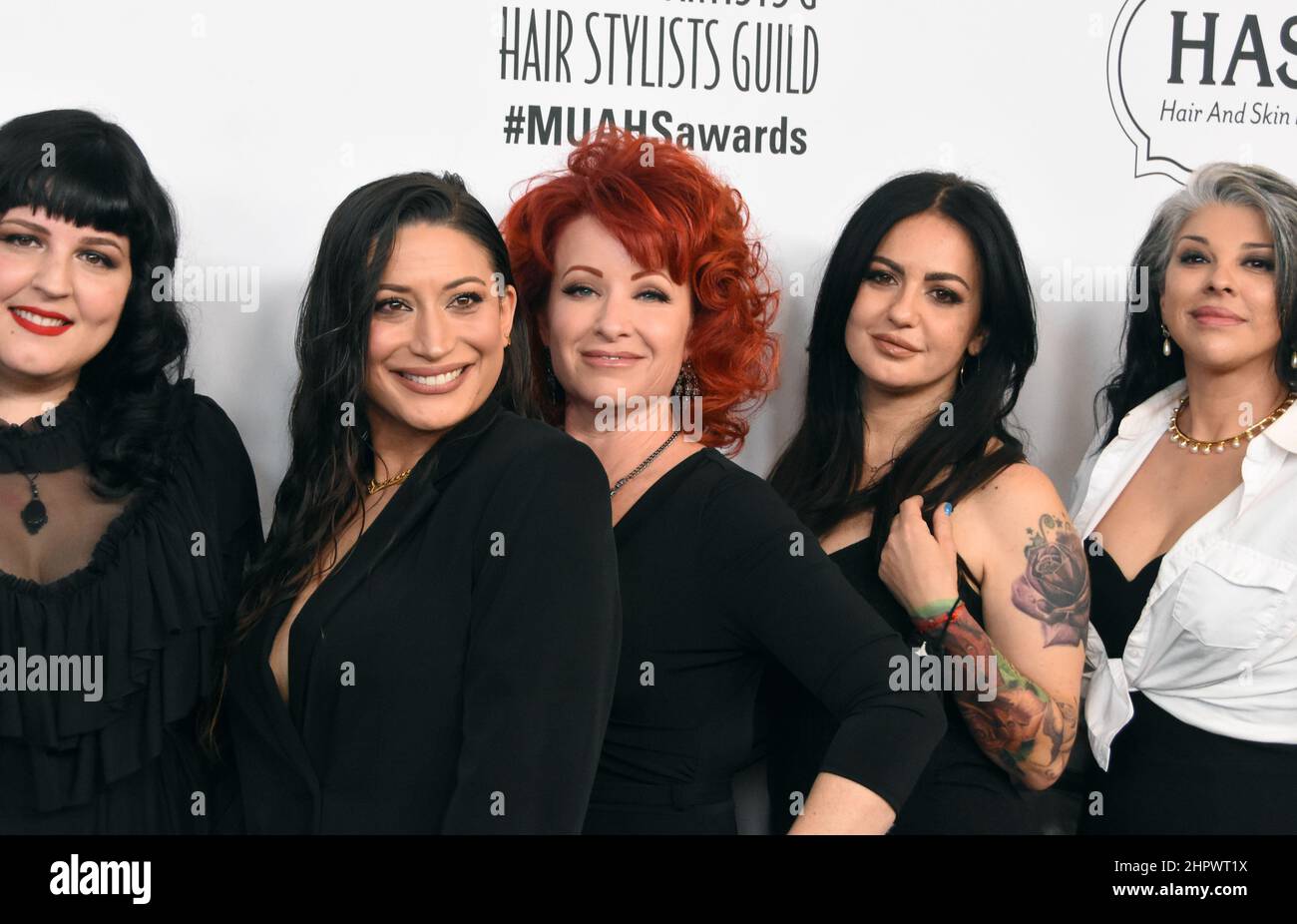 Beverly Hills, California, USA 19th February 2022 Kim Ayers and makeup ...