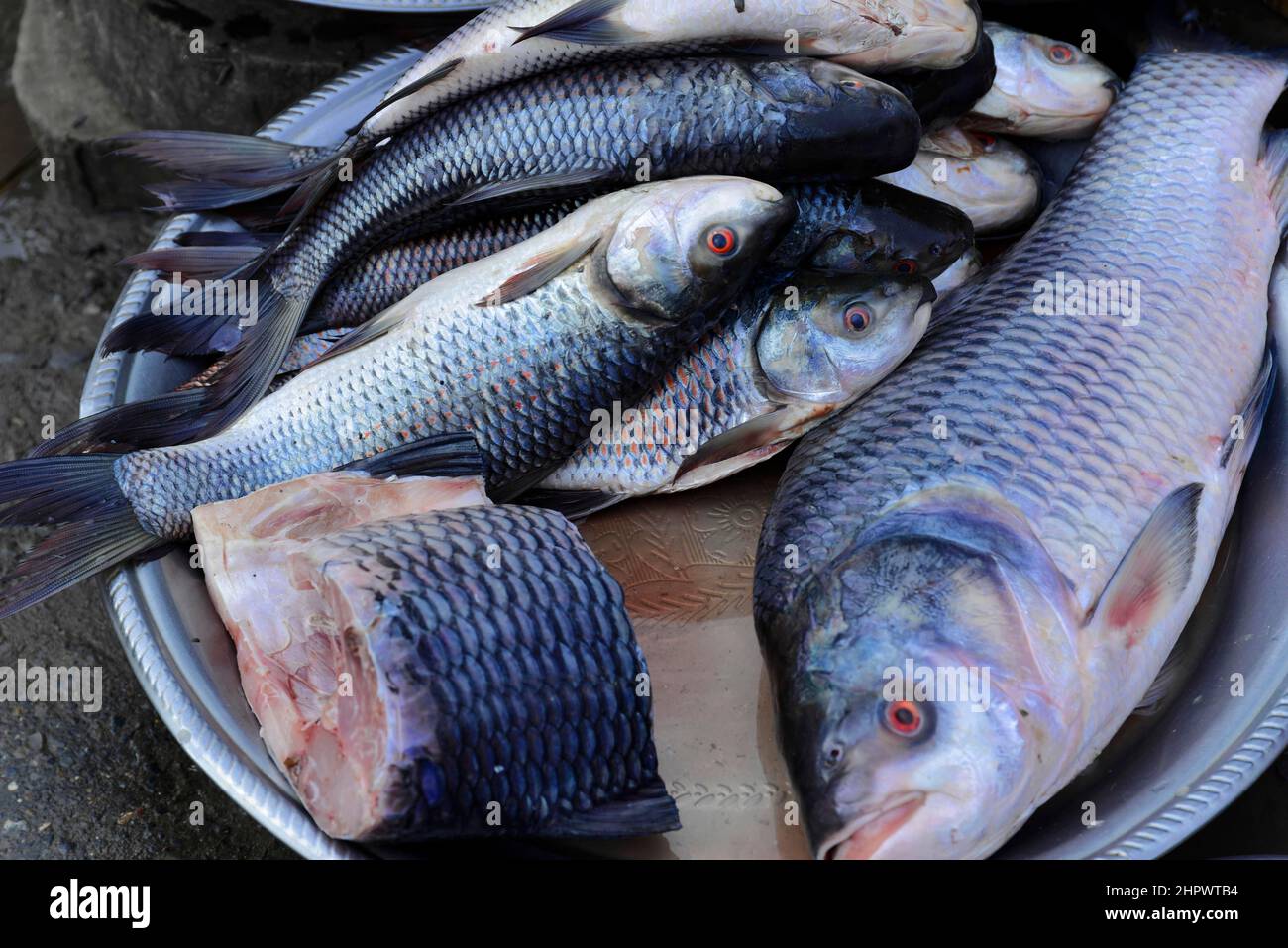 Fish market in Mandalay, Myanmar Stock Photo - Alamy