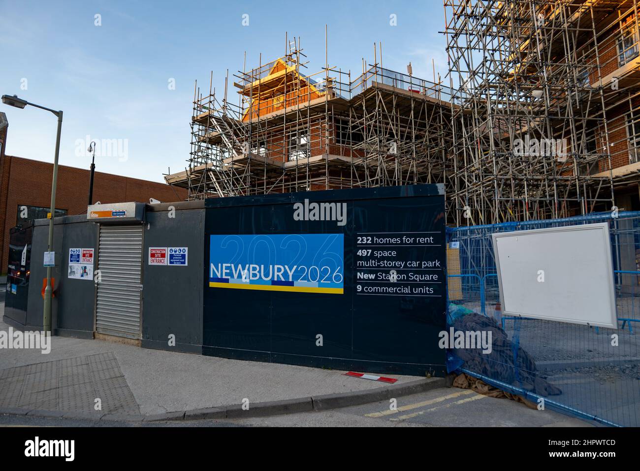 Redevelopment of Newbury Bus Station and railway car park Stock Photo ...