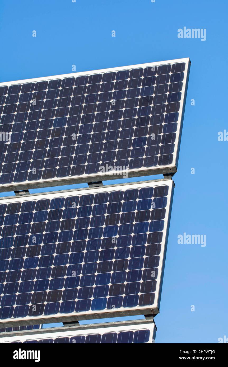 Solar park, outdoor photovoltaic system, renewable energy, solar module ...