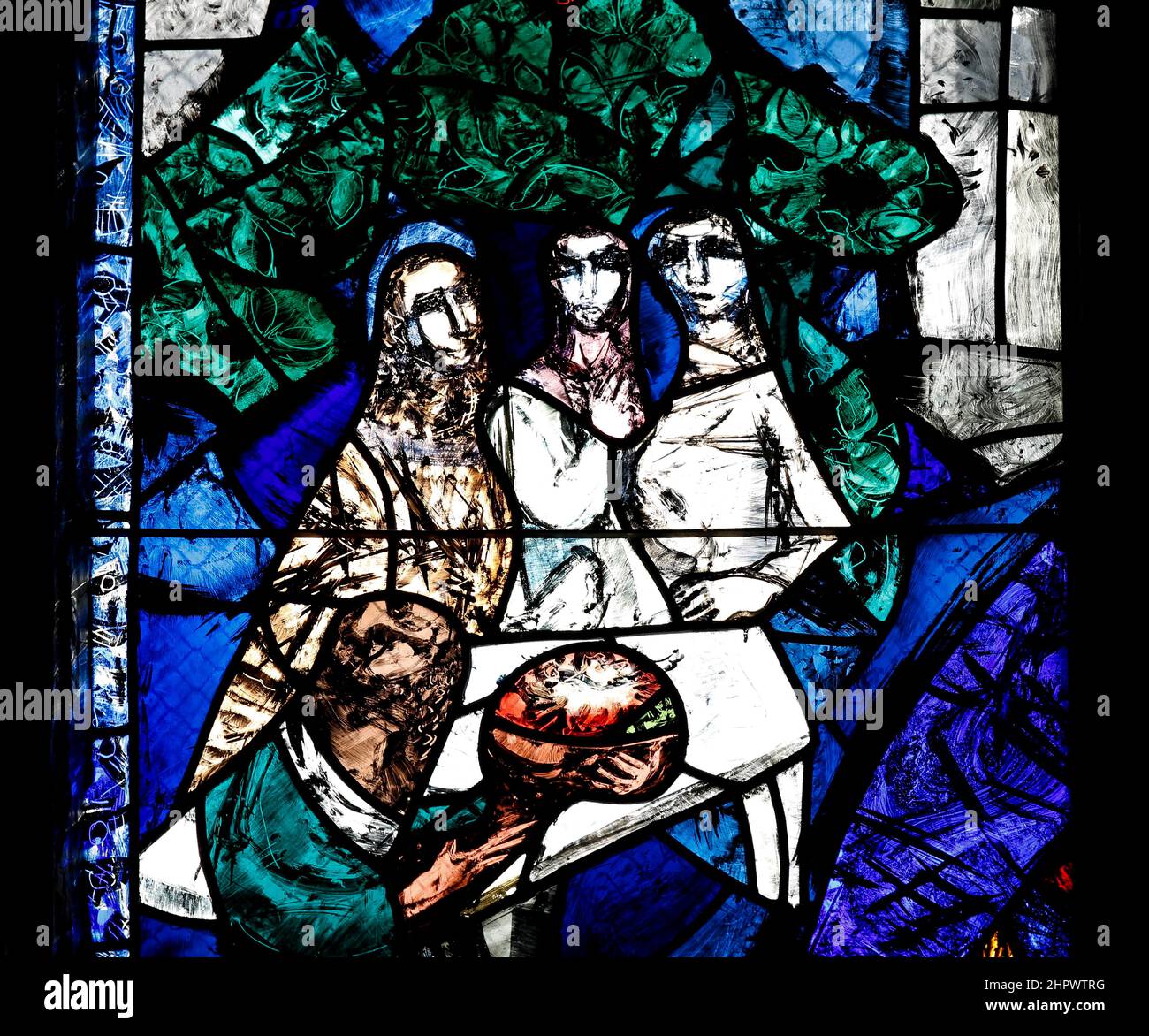 Window of Promise by Peter Valentin Feuerstein in Ulm Minster, three ...