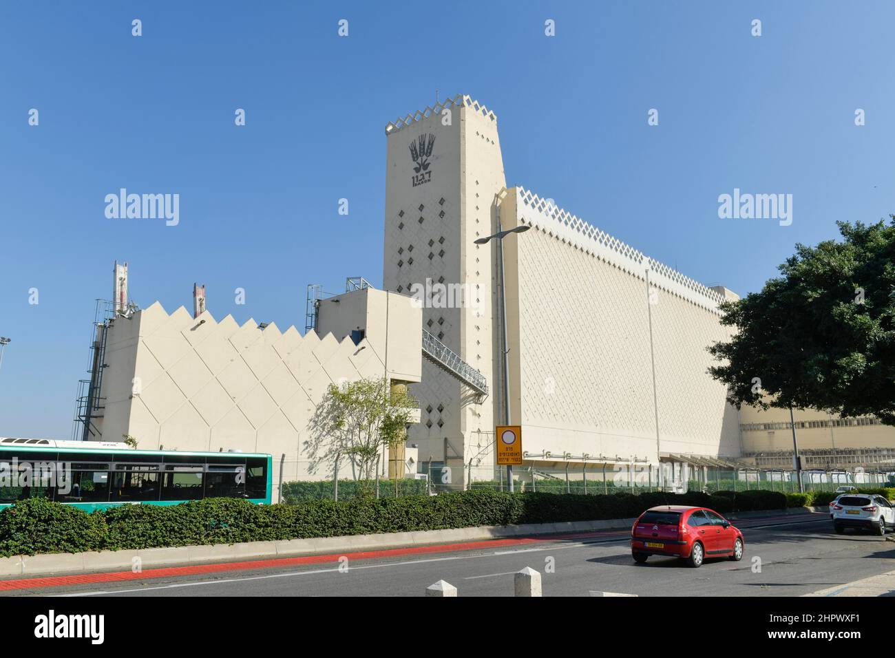 Grain Museum, Silo, Port, Haifa, Israel Stock Photo - Alamy