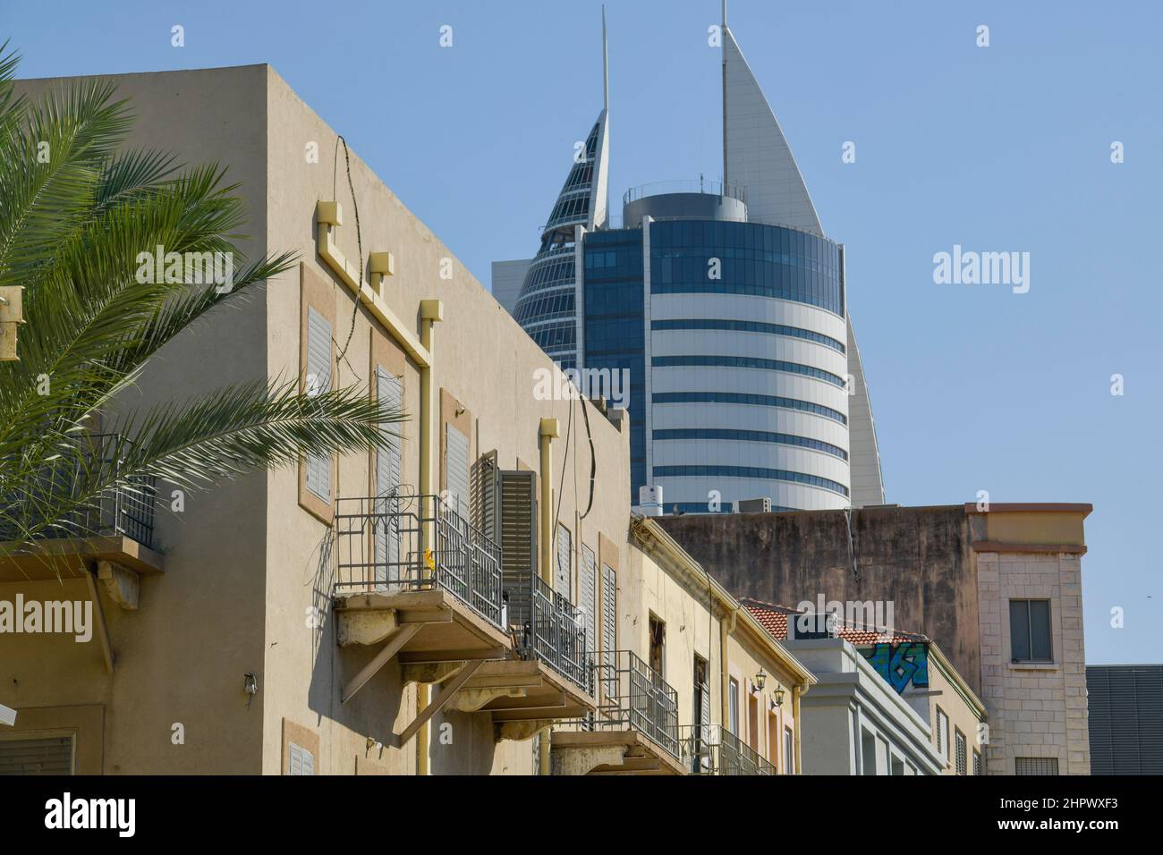 Sail Tower, Haifa, Israel Stock Photo - Alamy