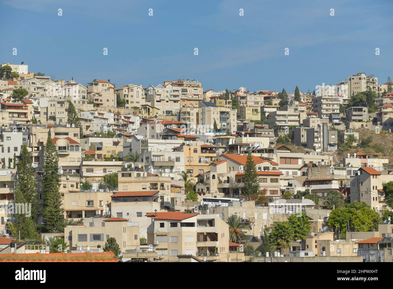 Cityscape, Panorama, Nazareth, Israel Stock Photo - Alamy