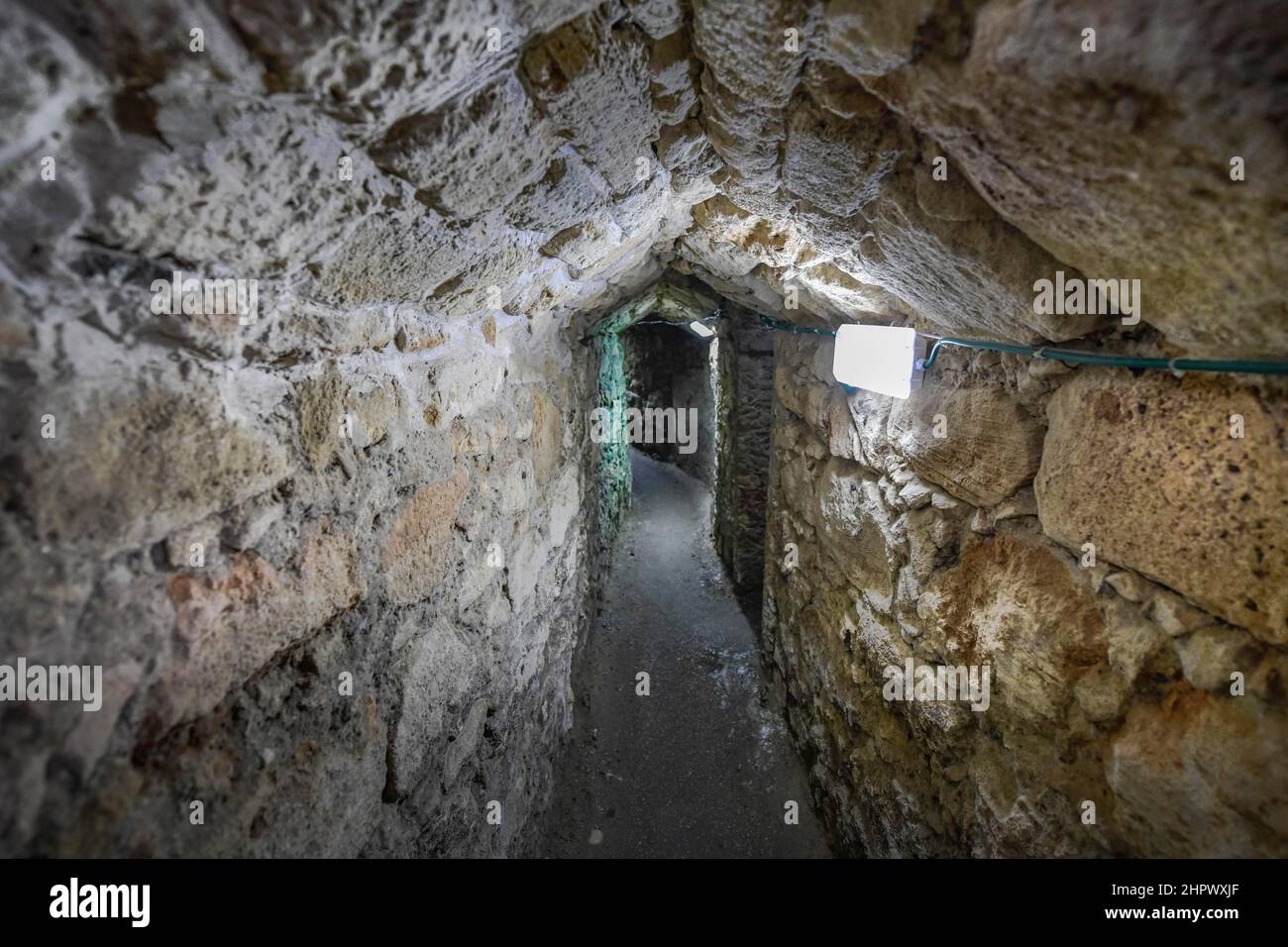 Acre israel castle tunnel hi-res stock photography and images - Alamy