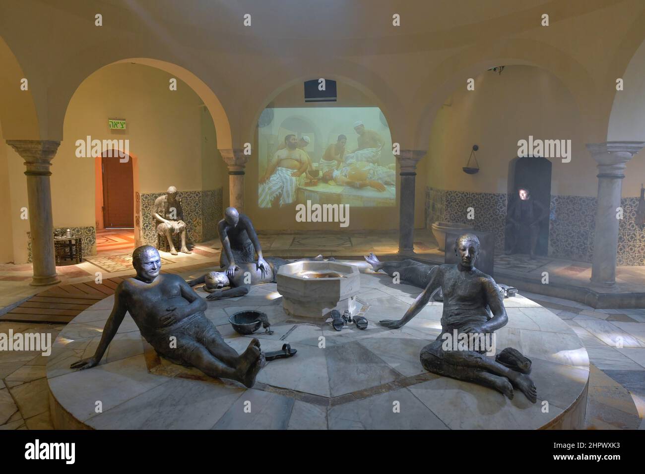 Al Basha Turkish bath, Acre, Israel Stock Photo - Alamy