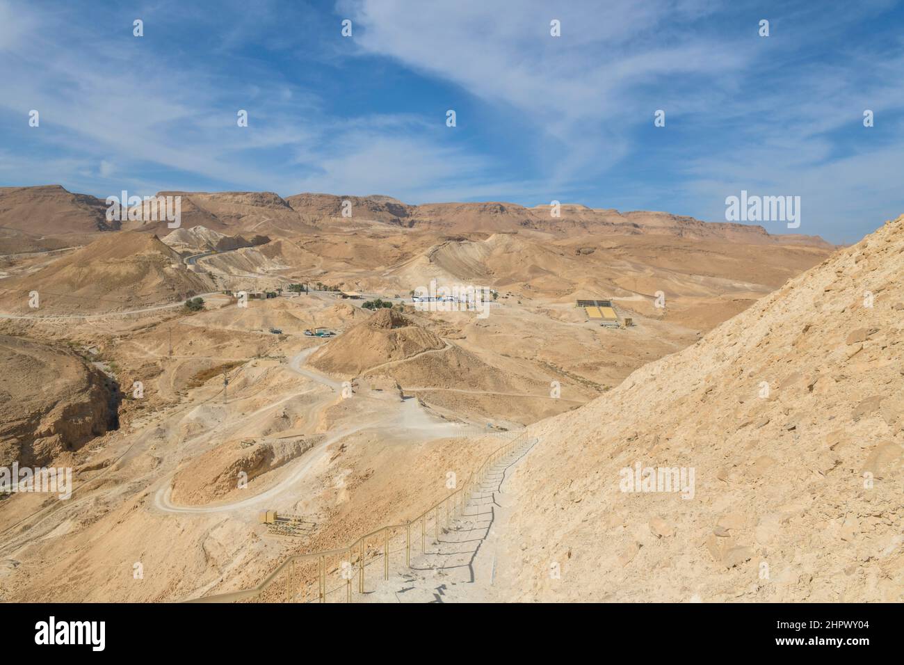 Roman ramp masada national park hi-res stock photography and images - Alamy