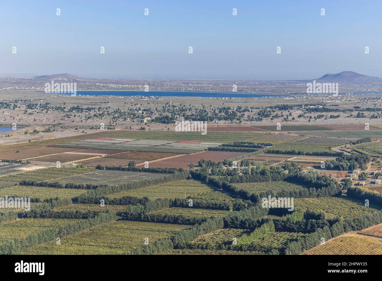 Border region between Merom Golan (Israel) and Kuneitra (Syria), Golan ...