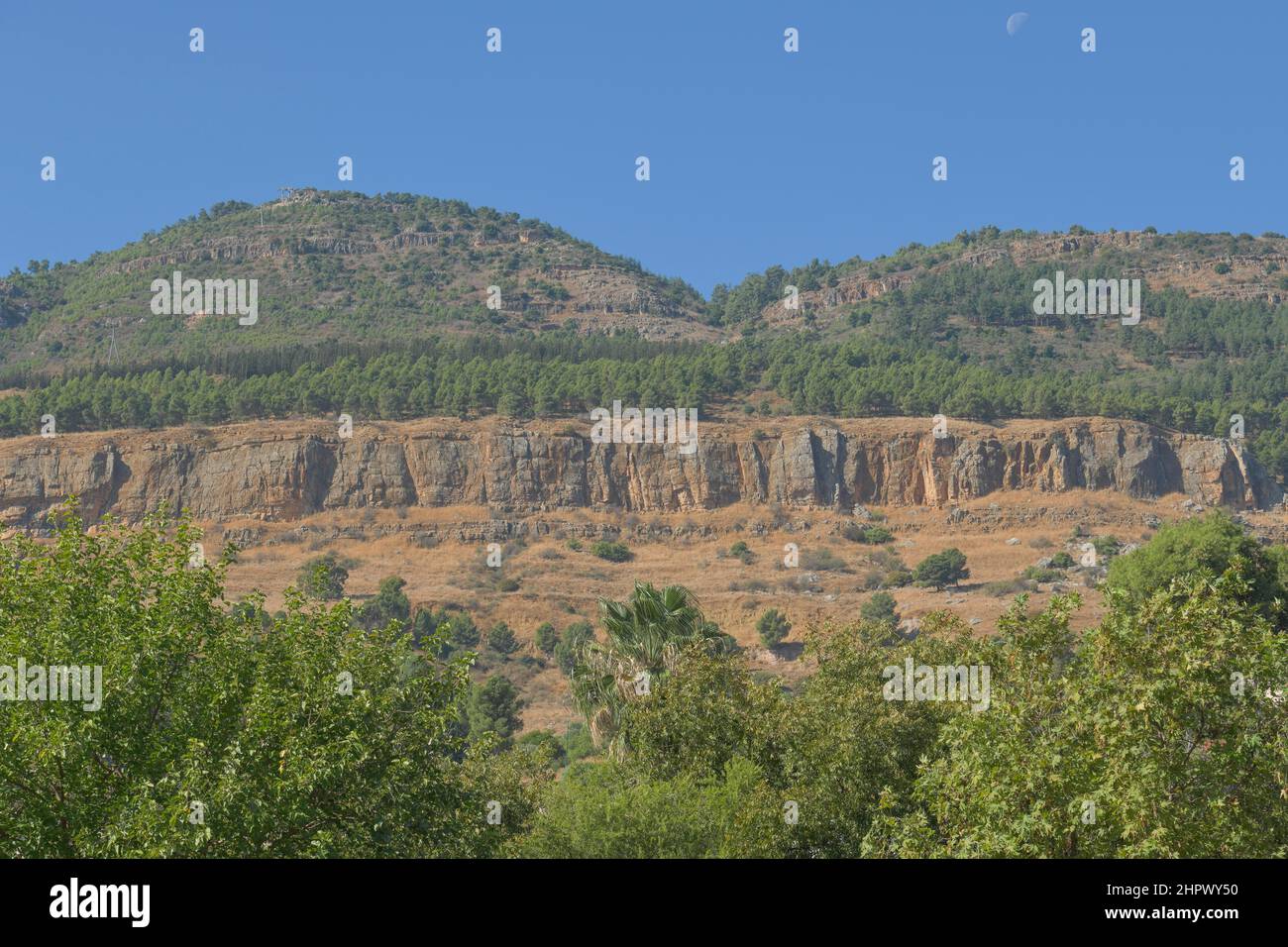 Menara Cliffs, Israel Stock Photo - Alamy