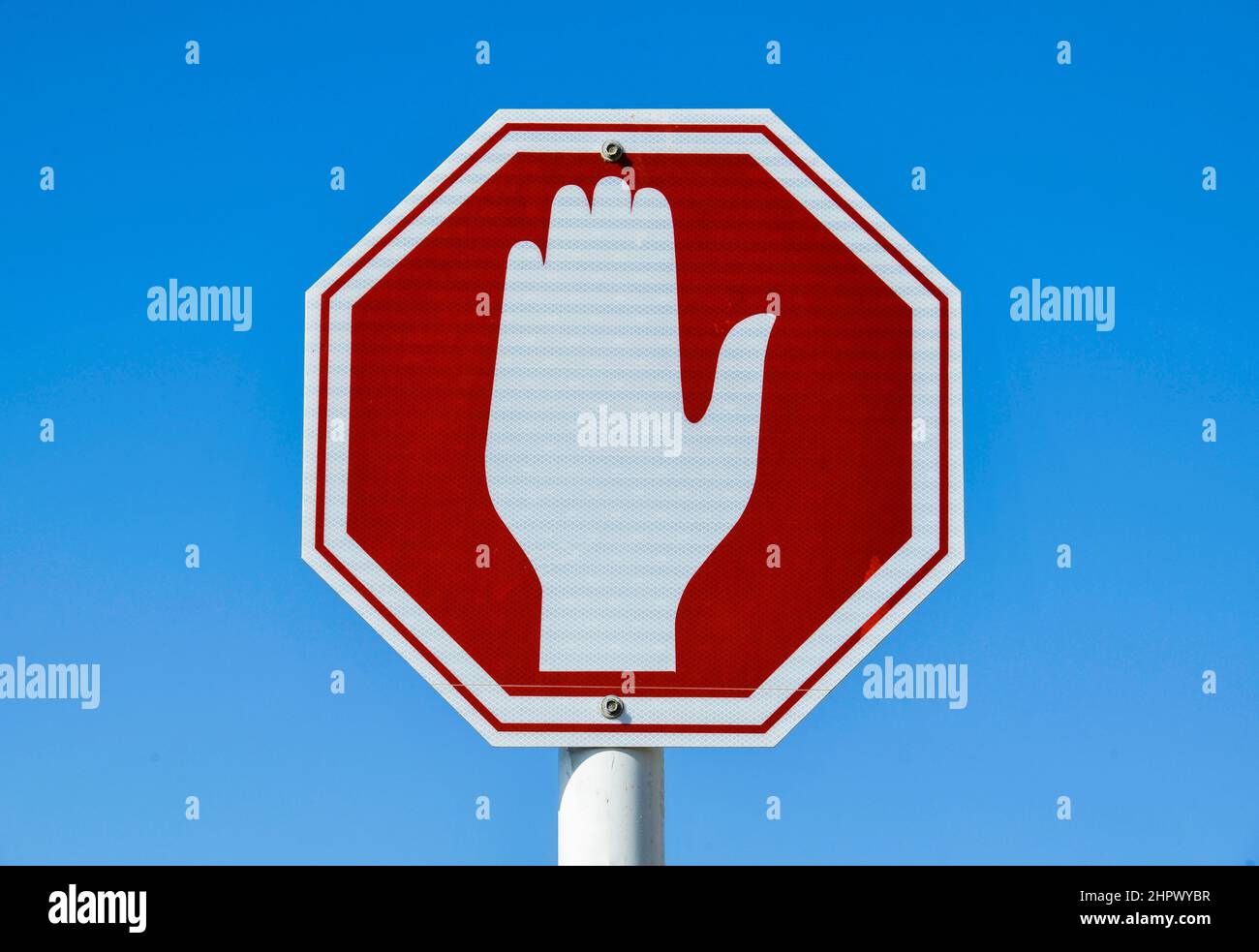 Stop sign, Israel Stock Photo - Alamy