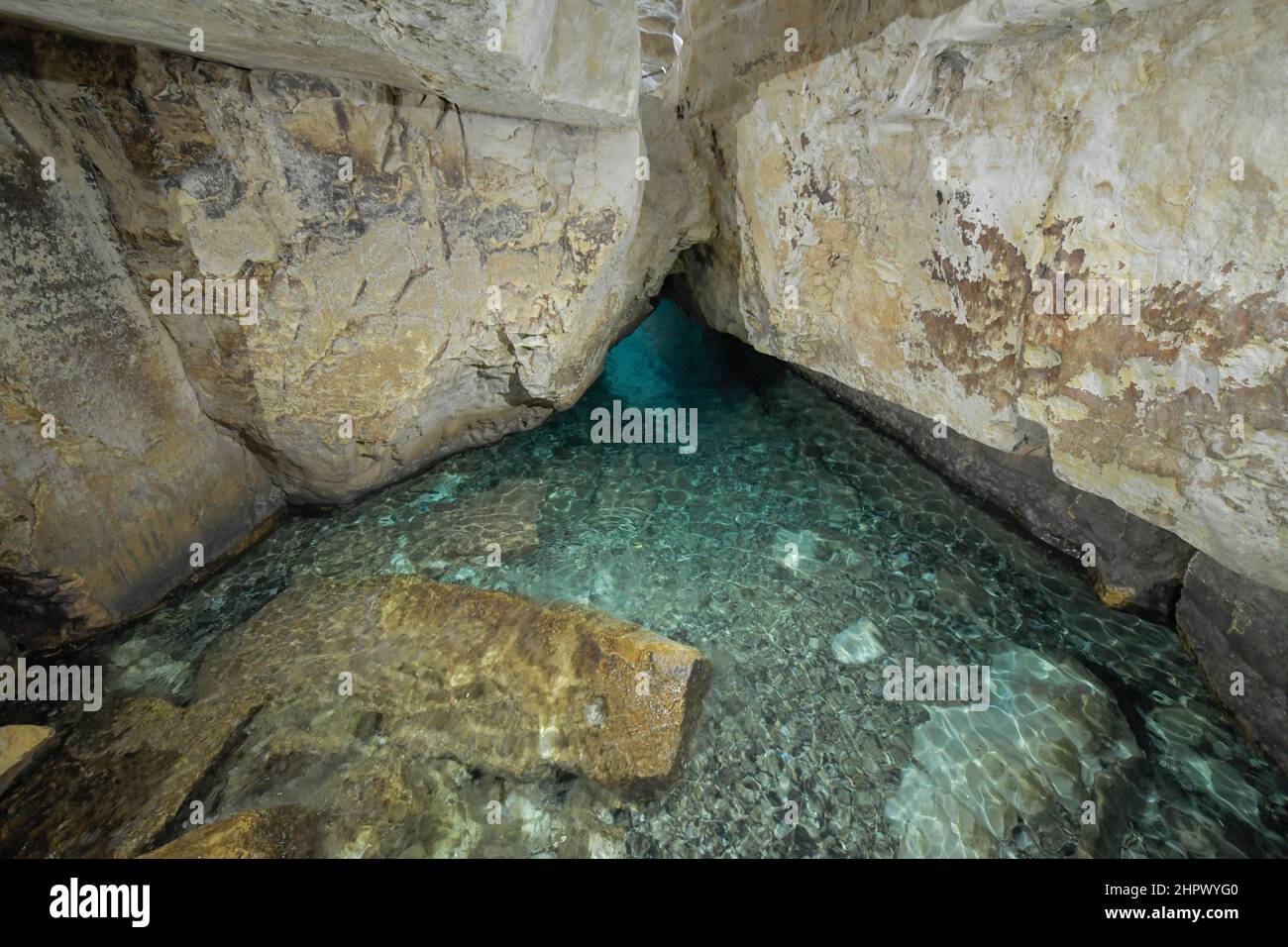Mediterranean Sea, Rosh Hanikra Caves, Northern Israel Stock Photo - Alamy