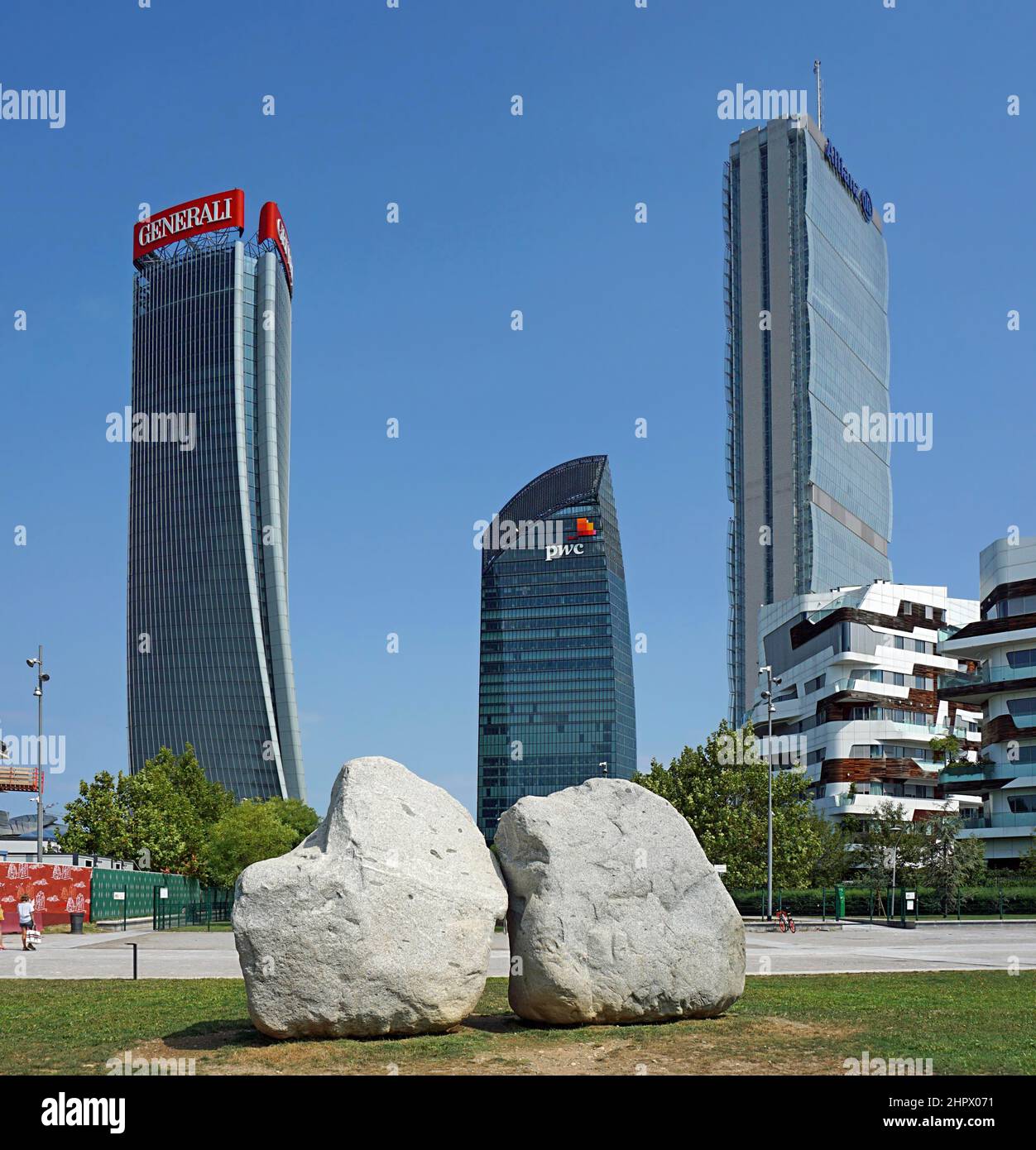 Torre Generali or Lo Storto by architect Zaha Hadid, Torre PwC or ...