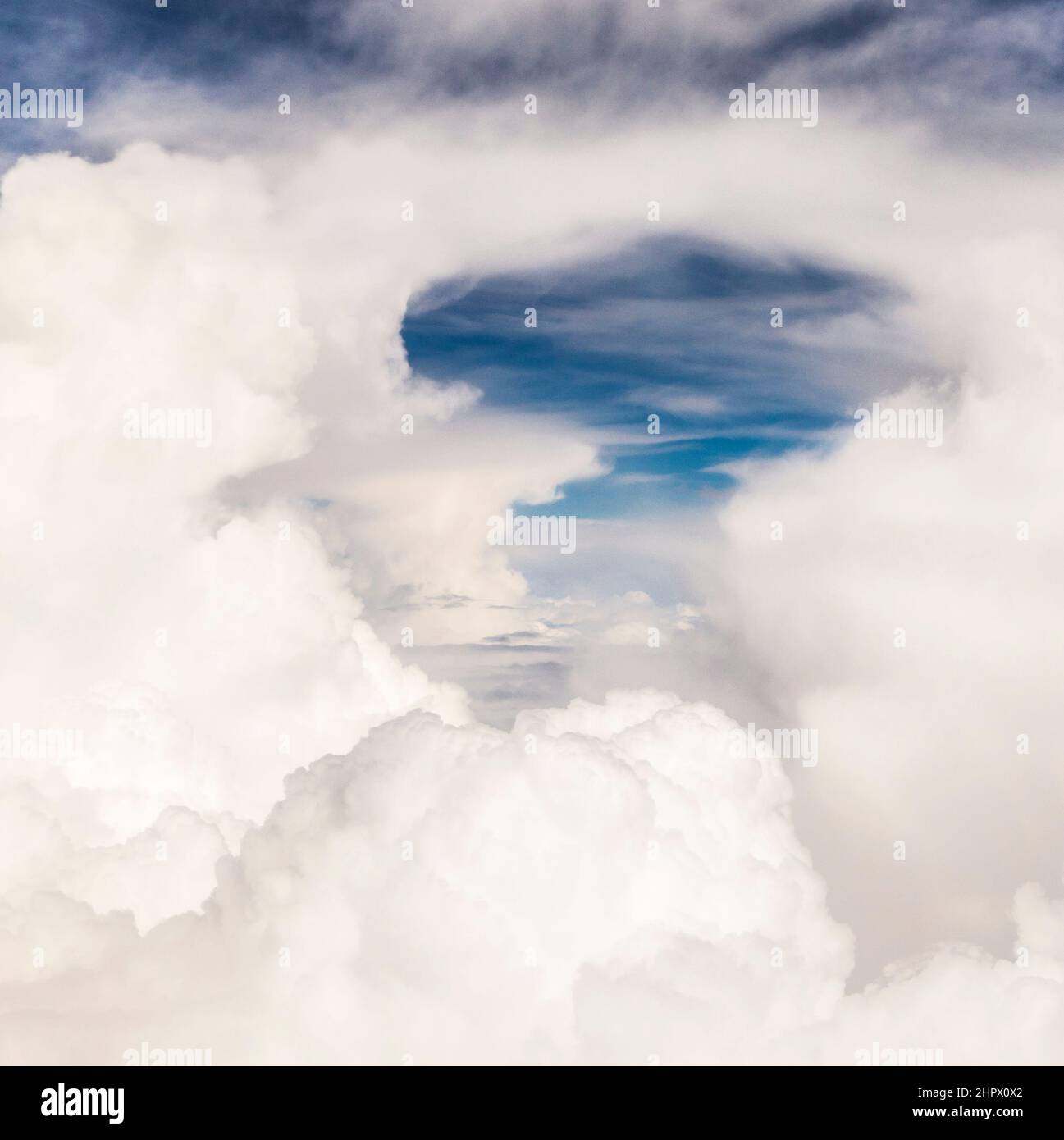aerial of beautiful clouds giving a harmonic pattern Stock Photo - Alamy