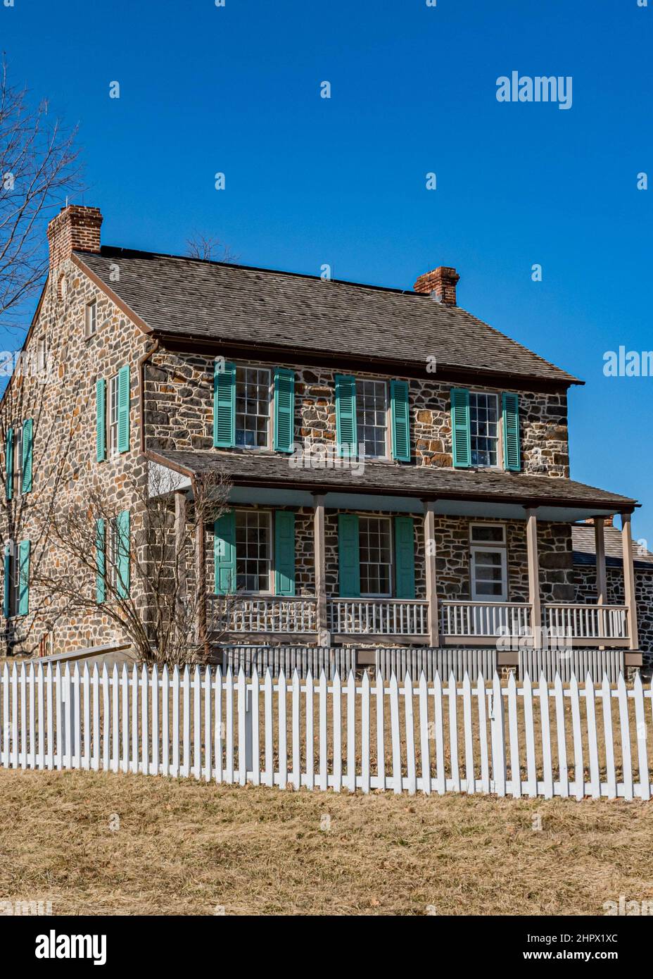 Civil War Farmhouse (The Rose Farm), Gettysburg National Military Park ...