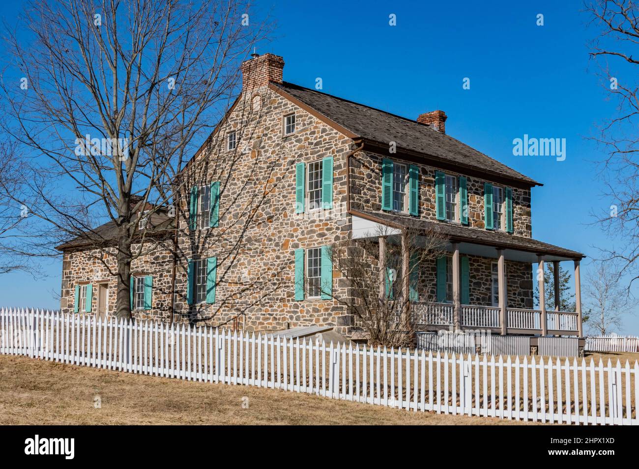 Historic Civil War Farmhouse (Rose Farm), Gettysburg National Military ...