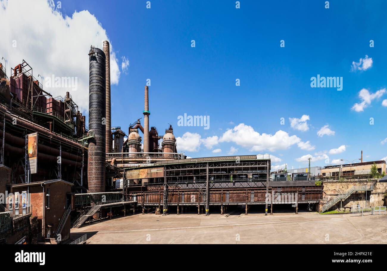 Unesco world cultural heritage site at the volklingen ironworks hi-res ...