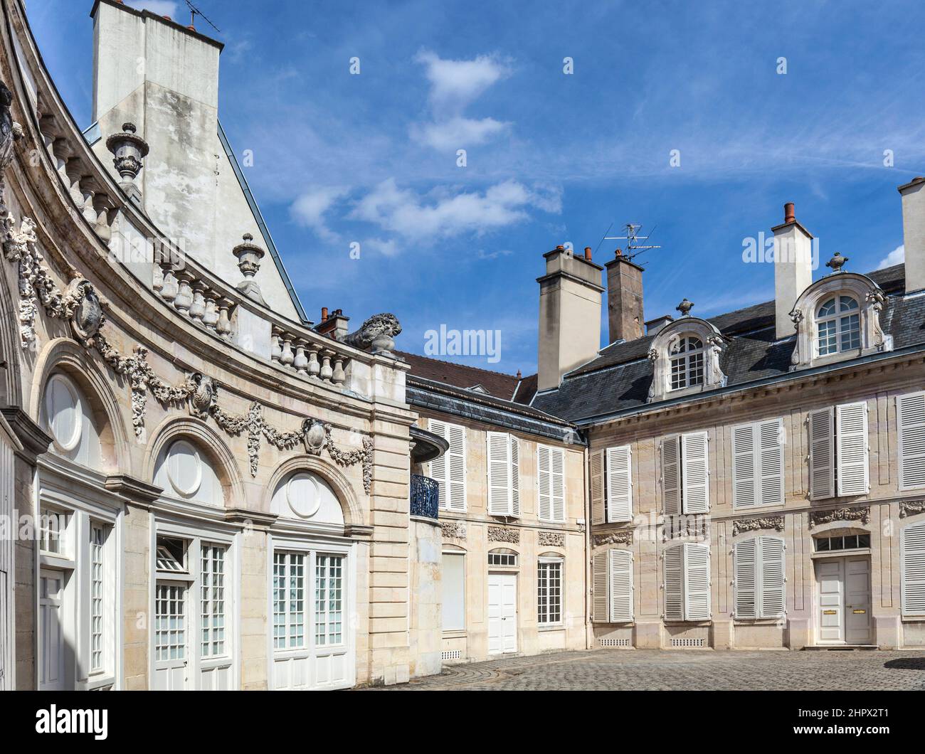 Palace of Dukes of Burgundy (Palais des ducs de Bourgogne) in Dijon ...