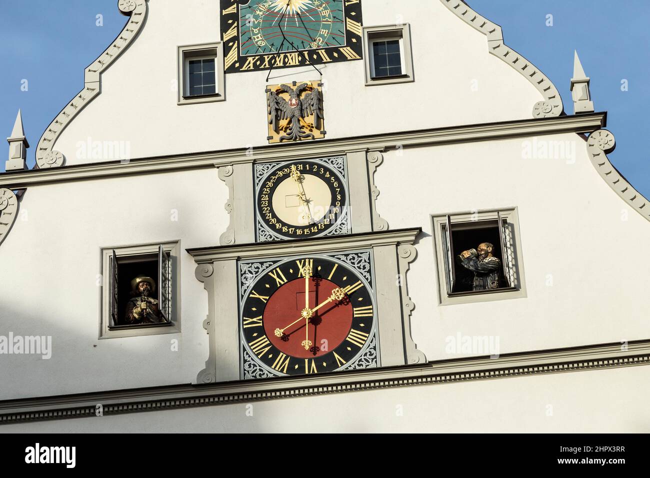 Old clock tower in rothenburg hi-res stock photography and images - Alamy