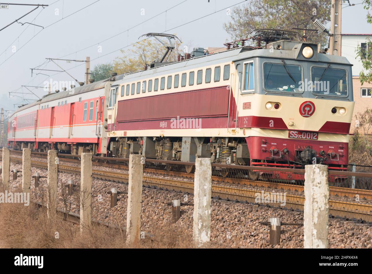 China railway locomotive hi-res stock photography and images - Alamy