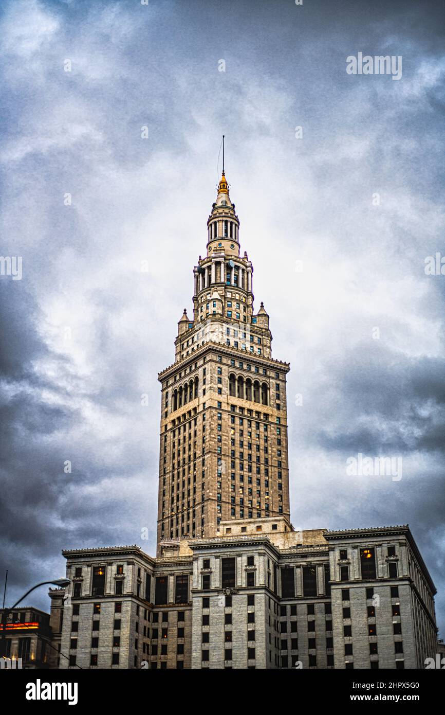 Terminal Tower in Cleveland Ohio Stock Photo - Alamy
