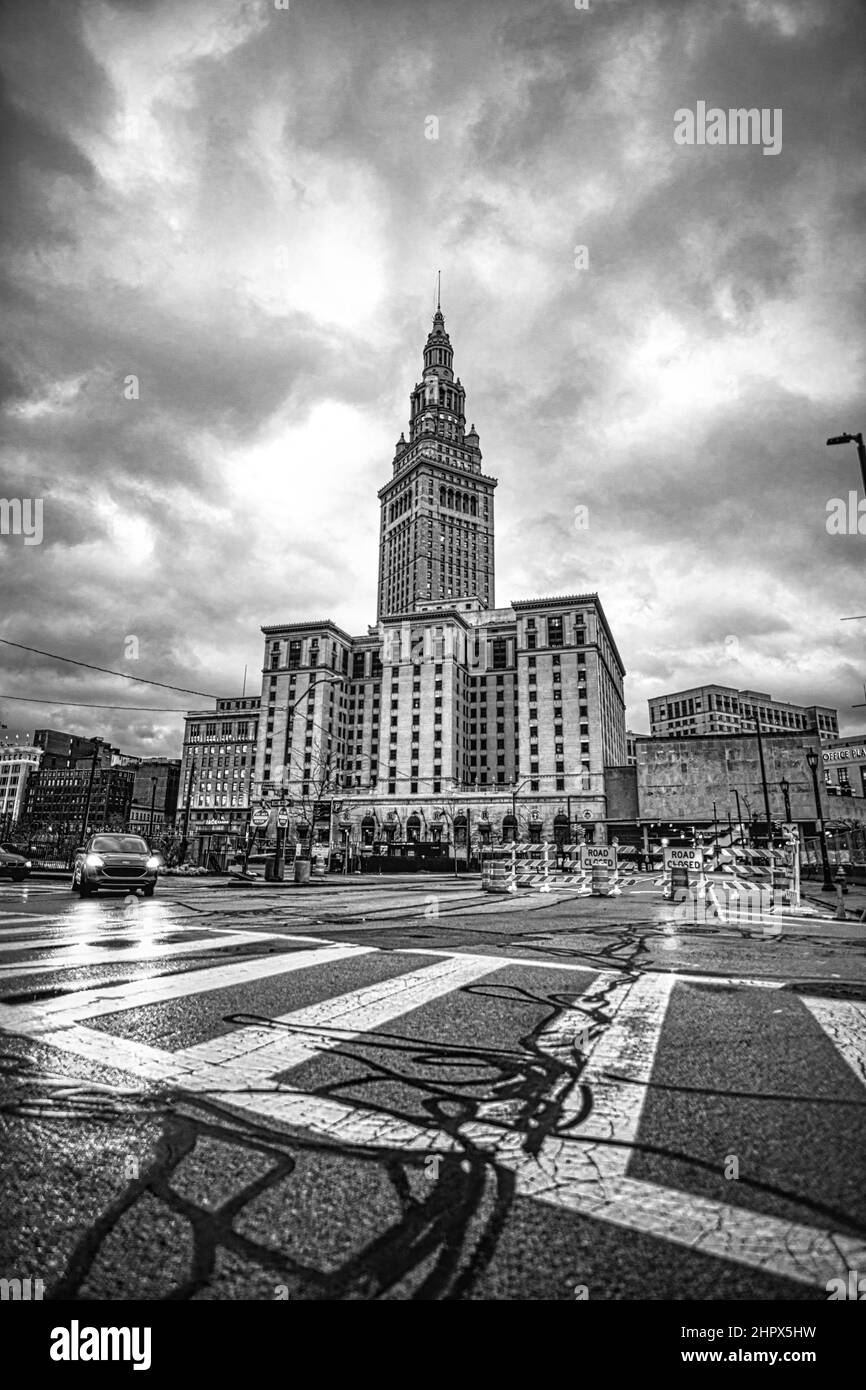 Terminal Tower in Cleveland Ohio Stock Photo - Alamy