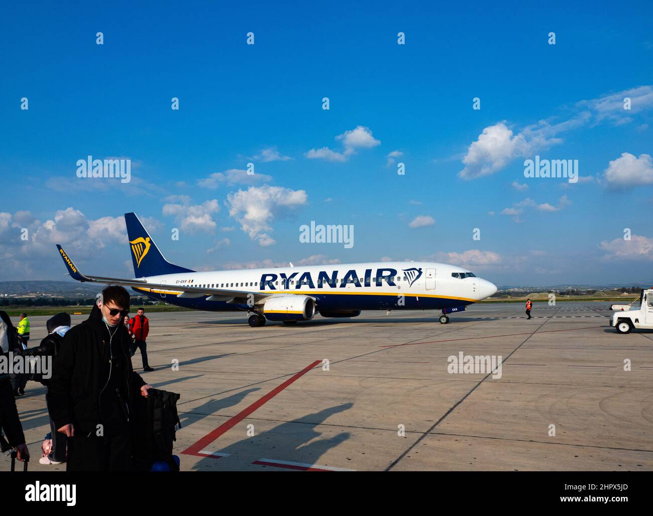Ryanair Boeing 737-8AS(WL) with registration EI-EKR aircraft at Paphos ...