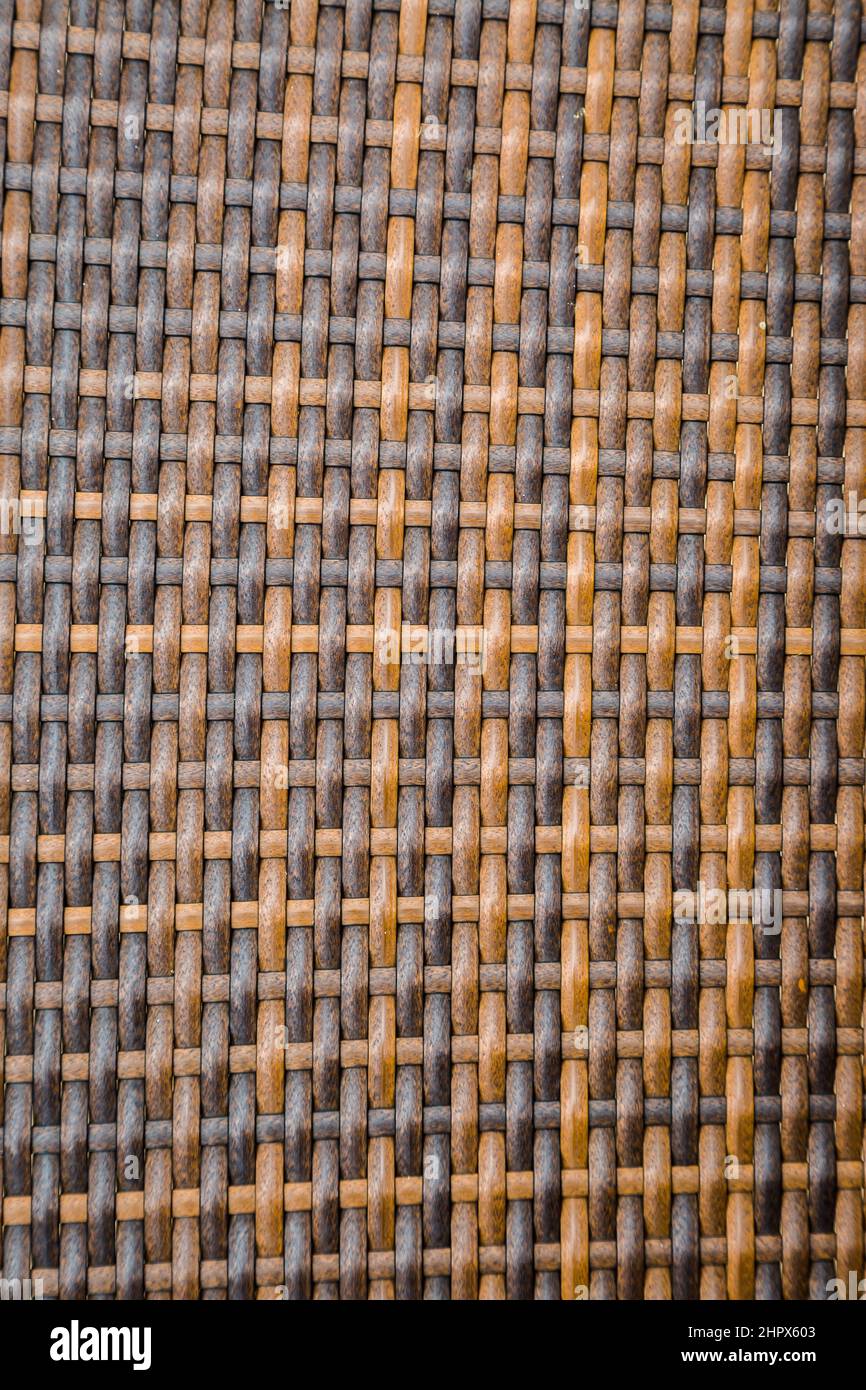 Old rattan texture background Stock Photo - Alamy