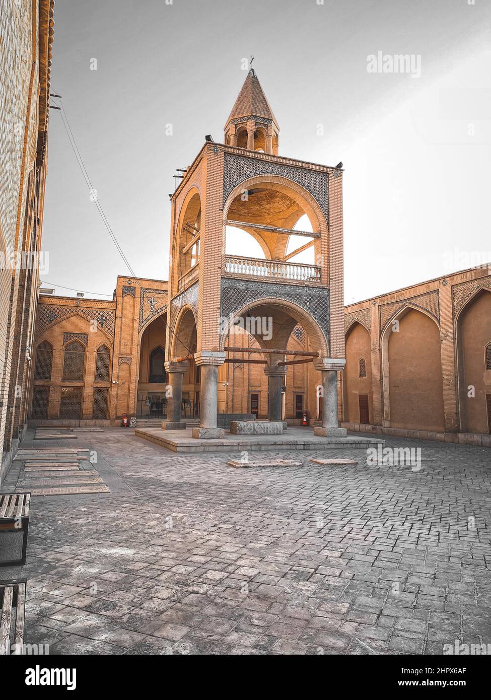 Vertical shot of Vank Cathedral in New Julfa, Isfahan, Iran Stock Photo ...