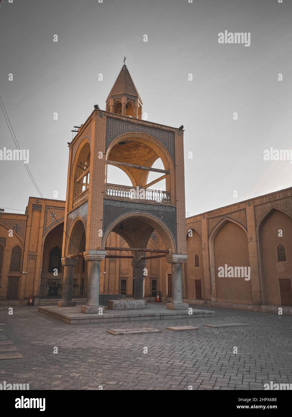 Vertical shot of Vank Cathedral in New Julfa, Isfahan, Iran Stock Photo ...