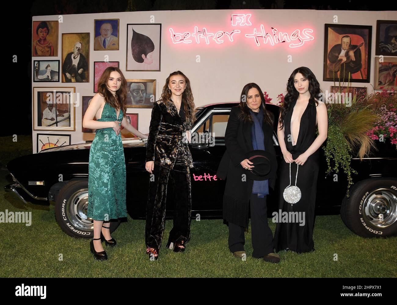 Los Angeles, CA, February 23, 2022, (L-R) Hannah Riley, Olivia Edward ...