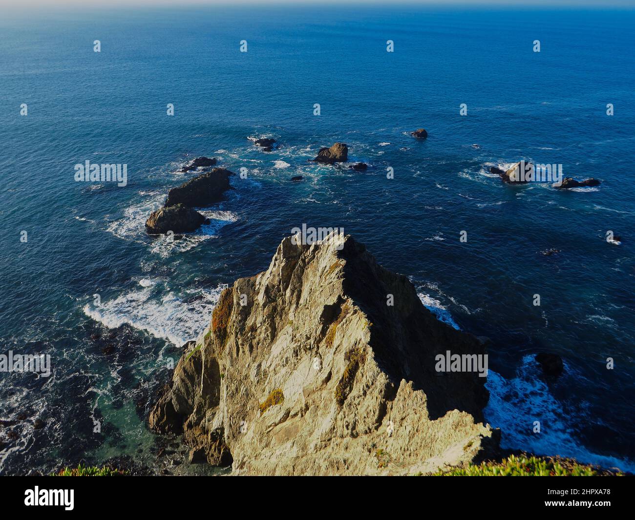 Beautiful view of cliffs in the sea Stock Photo - Alamy