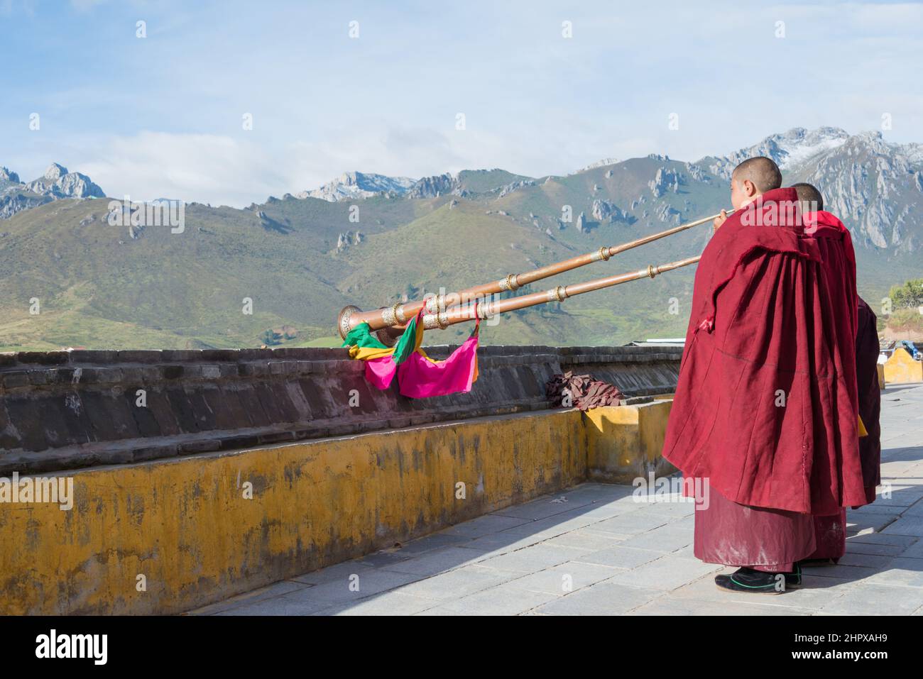 Village buddhist priest hi-res stock photography and images - Alamy