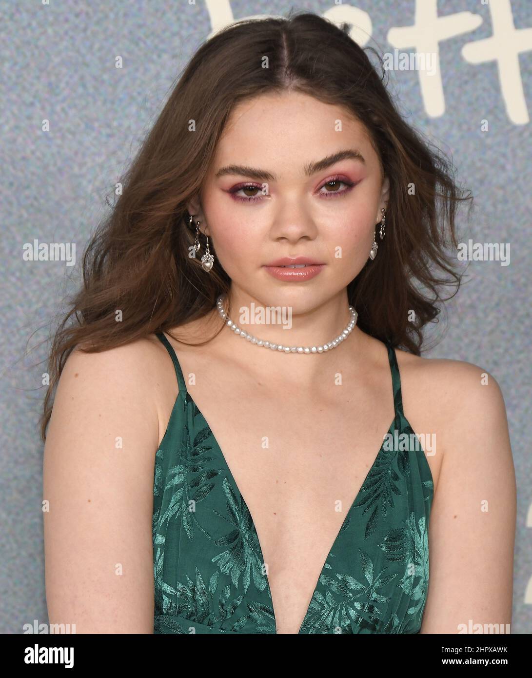 Los Angeles, USA. 23rd Feb, 2022. Hannah Riley arrives at the Premiere ...