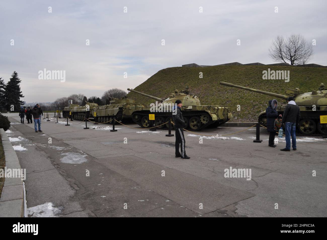 Ukrainian and Soviet tanks at the National Museum of the History of ...
