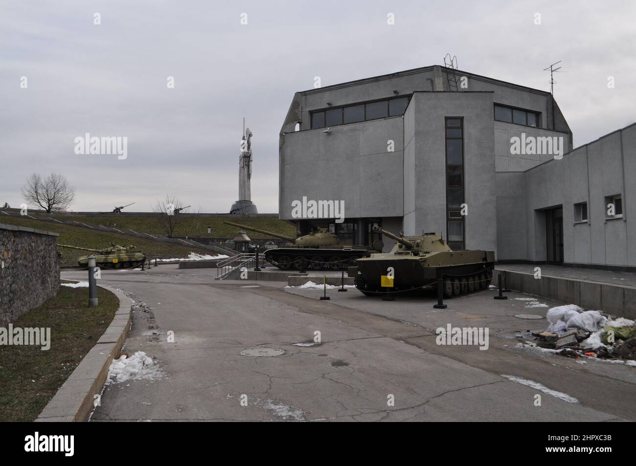 Ukrainian and Soviet tanks at the National Museum of the History of ...