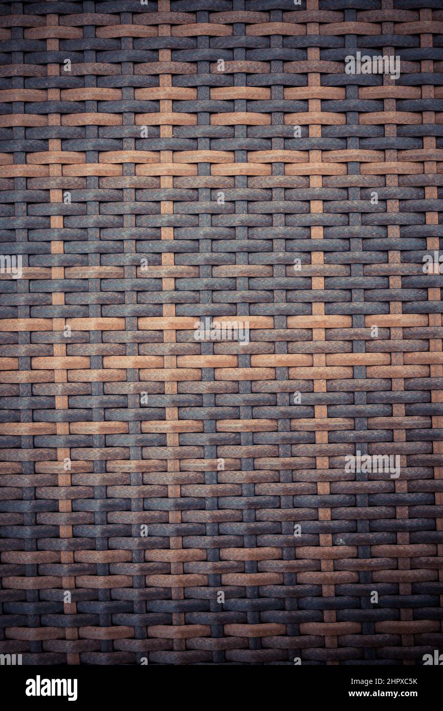 Old rattan texture background Stock Photo - Alamy