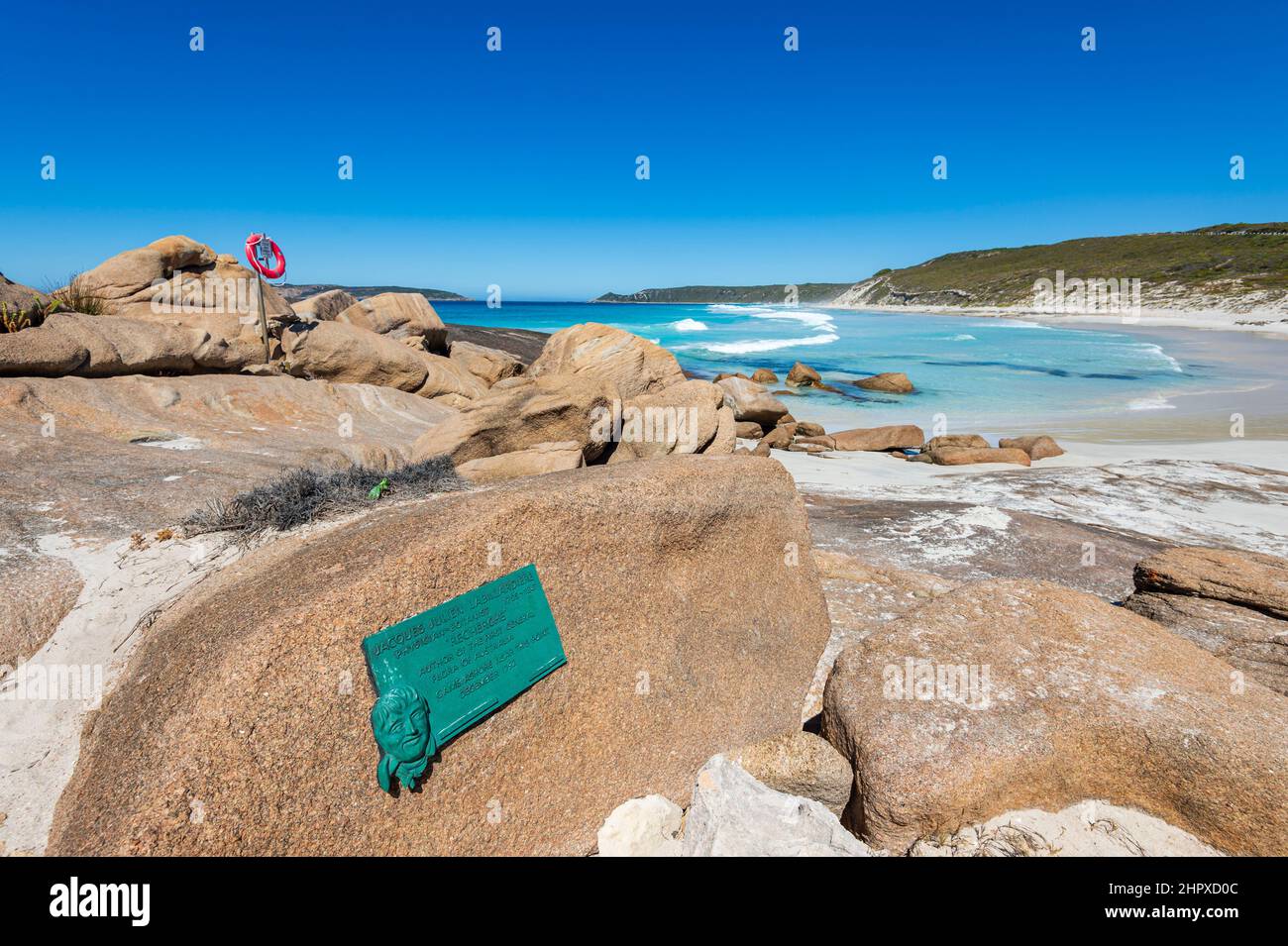 Plaque commemorating Jacques Julien Labillardière, French Physican and ...