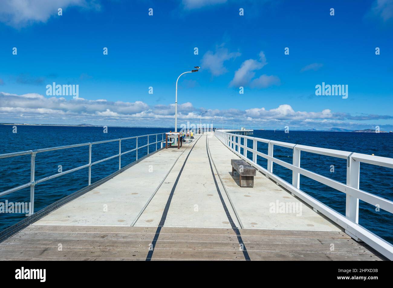 View of Tanker Jetty, Esperance, Western Australia, WA, Australia Stock ...
