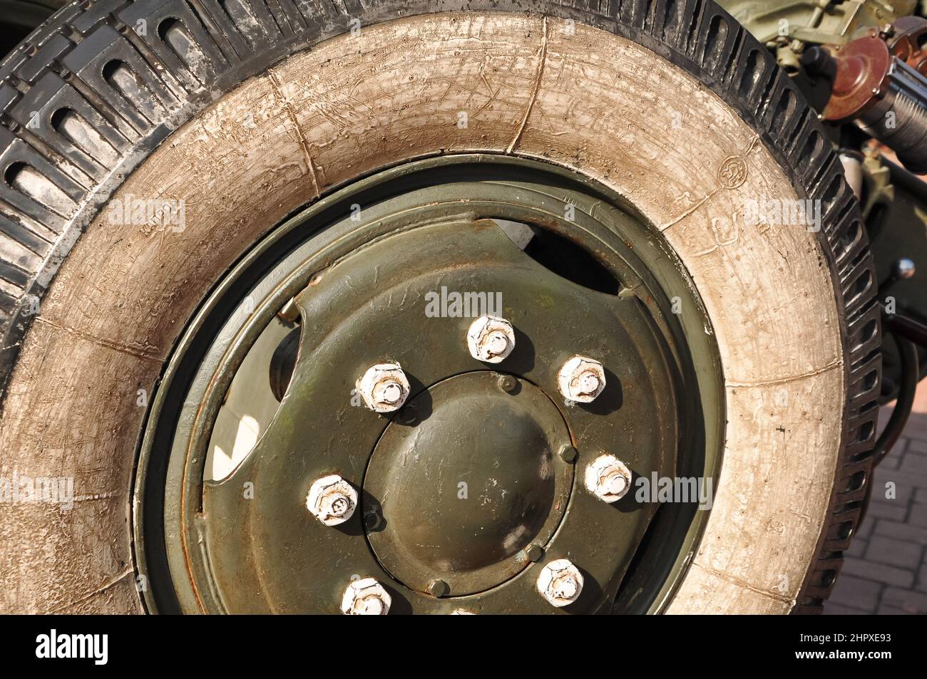 Close up of Wheel of tank war equipment . High quality photo Stock ...