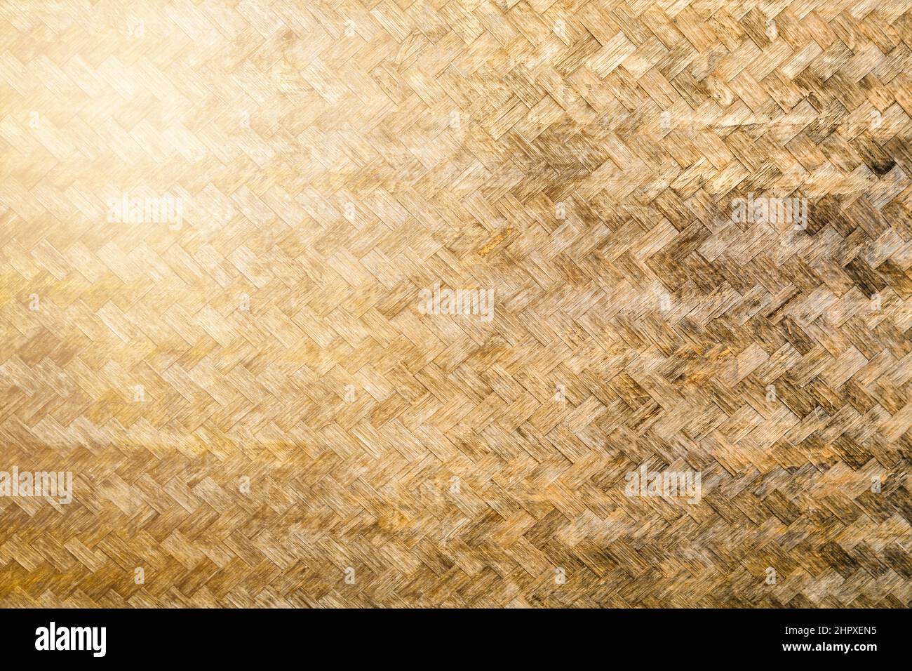 Old Bamboo weave texture background Stock Photo - Alamy